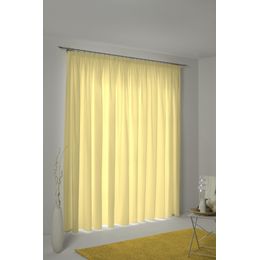 Vorhang Adam, B:145cm H:225cm, gelb, Jacquard, Baumwolle (Bio-Baumwolle), Wohnzimmer, Gardinen, "Graphic Ventus", aus 100% Bio-Baumwolle