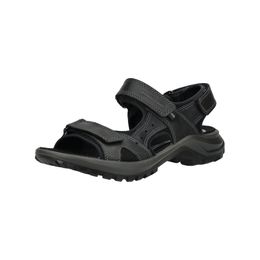 IMac M&auml;dchen Sandale "IMac Sandalen Leder", Gr. 46, schwarz, Leder, Schuhe
