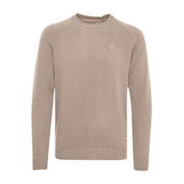 INDICODE Herren Strickfleece-Pullover "Strickpullover IDTorin", beige, Gr. XXL, Obermaterial: 46% Baumwolle CO recyc.. 34% Baumwolle CO. 20%