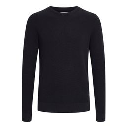 Blend Herren Strickfleece-Pullover "Strickpullover BHCodford", schwarz, Gr. S, Obermaterial: 100% Baumwolle CO., Pullover