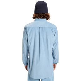 Quiksilver Herren Langarmhemd "Smoke Trail Cord"ashley blau, Gr. XXL, Obermaterial: 100% Baumwolle;, Hemden