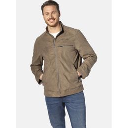 Jan Vanderstorm Herren Lederimitatjacke "Kunstlederjacke TORMAR", braun, Gr. 68, Obermaterial: 100% Polyester COOLMAX PES(Coolmax)., Jacken