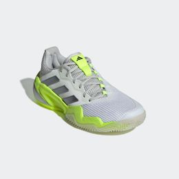 Damen Tennisschuh "BARRICADE 13 CLAY", adidas Performance, Gr. 39, weiß, Synthetik, Textil, Schuhe, für Sandplätze