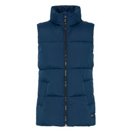 oxmo Damen Steppweste "Steppweste OXMinna", blau, Gr. L, Obermaterial: 100% Polyester PES., Westen