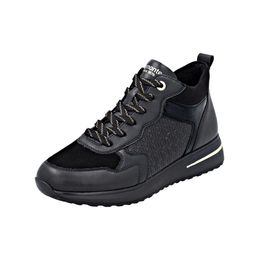 Remonte Damen Sneaker "Remonte Sneaker Leder", Gr. 42, schwarz, Leder, Schuhe