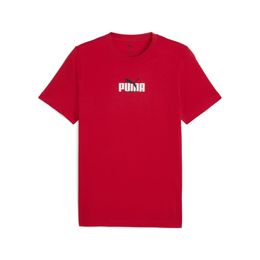 Puma Damen T-Shirt "Graphic Puma Wording T-Shirt Herren"for all time rot, Gr. XL, bedruckt, Obermaterial: 100% Baumwolle; Rippe: 80% Baumwolle, 20%