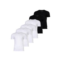 JOOP! JOOP Herren T-Shirt "T-Shirt Everyday 6er Pack"schwarz, 2xweiß, Gr. S, Obermaterial: 95% Baumwolle CO. 5% Elasthan EL., Shirts
