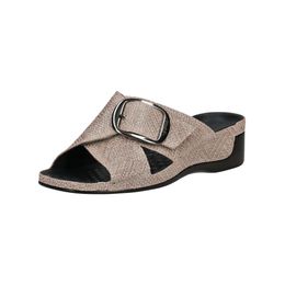 Vital Damen Pantolette "Vital Pantoletten Leder", Gr. 41, rosa, Leder, Schuhe