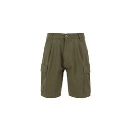 Herren Shorts "Aircraft Short", gr&uuml;n, Gr. 32, Alpha Industries, Obermaterial: 100% Baumwolle; Futter: 100% Baumwolle, Hosen