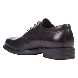 Geox Herren Schn&uuml;rschuh, Gr. 41, schwarz, Leder, Schuhe, Business Schuh, Anzugschuh mit Blockabsatz