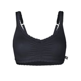 like it! LIKE IT Damen Soft-BH "Soft BH Olivia", Gr. M, schwarz, Stoff, Obermaterial: 92% Polyamid PA. 8% Elasthan EL., BHs