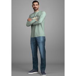 Arizona Herren Dehnbund-Jeans "Paul", blau, Basic, Gr. 70, Obermaterial: 81% Baumwolle, 17% Polyester, 2% Elasthan, Jeans, elastischer Dehnbund,