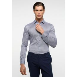 Eterna Herren Langarmhemd "SUPER SLIM"rauchblau, Gr. 36, 42% cotton, 4% Elasthan, 54% Lyocell, Hemden