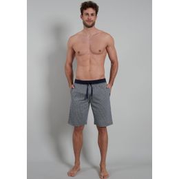 G&ouml;tzburg G&Ouml;TZBURG Herren Bermudas "Brooklyn", Gr. 56, blau, Single Jersey, Obermaterial: 100% Baumwolle, gemustert, Hosen, Seitentaschen, Baumwolle, locker,