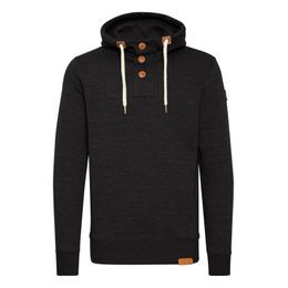 !Solid SOLID Herren Kapuzenpullover "Hoodie SDTripStrip", schwarz, Gr. L, unifarben, Web, Obermaterial: 50% Baumwolle CO. 50% Polyester PES., Pullover
