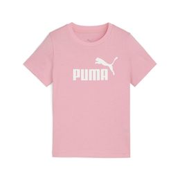 Puma Jungen T-Shirt "ESS No. 1 Logo T-Shirt Jungen", rosa, Gr. 104, bedruckt, Obermaterial: 100% Baumwolle; Rippe: 20% Polyester, 80% Baumwolle,