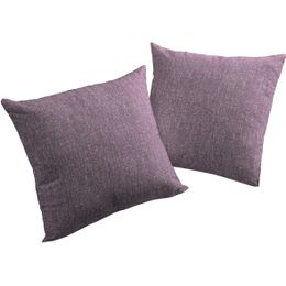 Dekokissen WIRTH, B:40cm L:40cm, lila, Obermaterial: 90% Polyester, 10% Baumwolle, Dekokissen_Sitzkissen_Kissenh&uuml;llen, "Torbole"