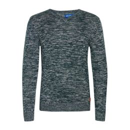 Blend Herren Strickfleece-Pullover "Strickpullover BHDansel", blau, Gr. XL, Obermaterial: 50% Baumwolle CO. 50% Polyacryl PAN., Pullover