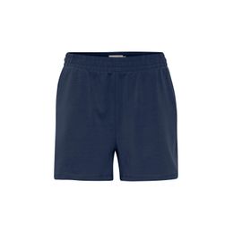 oxmo Damen Shorts "Shorts OXOdine", blau, Gr. XL, Obermaterial: 95% Baumwolle CO. 5% Elasthan EL., Hosen