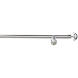 Vorhangstange GOOD LIFE, L:160cm &Oslash;:20mm, silber, Metall, Gardinenstangen, "Redondo"