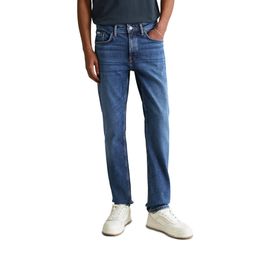 Marc O'Polo Herren Slim-fit-Jeans "aus hochwertigem Bio-Baumwolle-Mix", blau, Gr. 30, MARC O'POLO DENIM, unifarben, Obermaterial: 99% Baumwolle, 1% Elasthan;