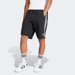 Damen Shorts "3-STRIPE SHORT", schwarz, Gr. XXL, adidas originals, clean, Obermaterial: 100% Baumwolle, Hosen, Drei Streifen Sweat Shorts aus weichem