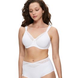 Triumph Damen Minimizer-BH "True Shape Sensation", Gr. 70, weiß, Jersey, Obermaterial: 65% Polyamid, 26% Elasthan (LYCRA), 9% Polyester, BHs,