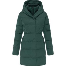 Ragwear Damen Steppmantel "Niani YOUMODO", gr&uuml;n, Gr. M, Obermaterial: 100% Polyester. Innenfutter: 100% Polyester. Wattierung: 100% Polyester,