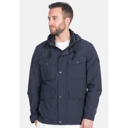 NEW CANADIAN Herren Outdoorjacke "Cotton-Touch", blau, Gr. 58, unifarben, 100% Polyamid, Jacken, mit Stehkragen