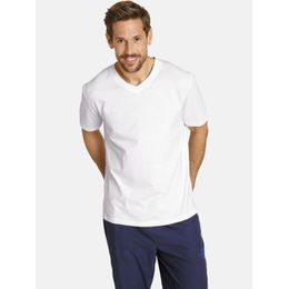 Jan Vanderstorm Herren T-Shirt "Doppelpack T-Shirt OSMO", wei&szlig;, Gr. L, Obermaterial: 100% Baumwolle CO., Shirts