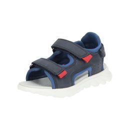 Geox Kinder Sandale "Geox Sandalen Lederimitat/Textil", Gr. 27, blau, Lederimitat, Textil, Schuhe