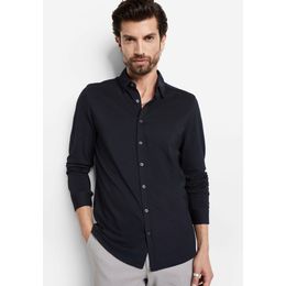 Cinque Herren Businesshemd "CIRONI", blau, Basic, Gr. XXL, Web, Obermaterial: 55% Baumwolle, 45% Polyester, Hemden, in Stretch Piquet Qualit&auml;t