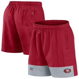 Fanatics M&auml;dchen Sporthose "Fanatics Shorts San Francisco 49ers Woven"rot, Gr. XL, 100% Nylon, Hosen
