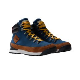 The North Face Herren Schnürboots "M BACK-TO-BERKELEY IV TEXTILE WP", Gr. 42,5, blau, Leder, Schuhe, wasserdicht