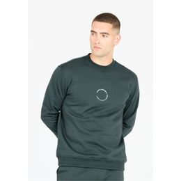 Virtus Herren Sweatshirt "Harwick", gr&uuml;n, Gr. L, unifarben, 45% Polyester, 35% Baumwolle, 20% Polyester, Sweatshirts, Mit recycelten Materialien
