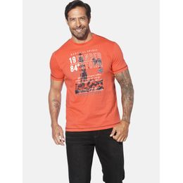 Jan Vanderstorm Herren T-Shirt "T-Shirt MORKHEIM", orange, Gr. L, Obermaterial: 100% Baumwolle CO., Shirts