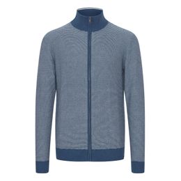 FQ1924 Herren Strickjacke "Strickjacke FQLewis", blau, Gr. M, Obermaterial: 100% Baumwolle CO., Strickjacken