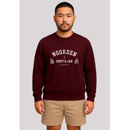 F4NT4STIC Herren Sweatshirt "Knut & Jan Hamburg Noorden Collegiate", braun, Gr. XXL, Obermaterial: 80% Baumwolle, 20% Polyester, Sweatshirts, Premium