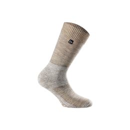 Rohner Socks Herren Kurzsocken "Socken 1er Pack", Gr. 42, beige, Obermaterial: 40% Wolle mw. 39% Polyamid PA. 15% Polyester PES. 4% Polypropylen PP.