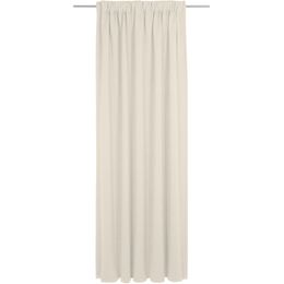 Vorhang Adam, B:142cm H:225cm, beige, Jacquard, Baumwolle, Wohnzimmer, Gardinen, "Urban Cactus", aus 100% Bio-Baumwolle