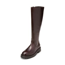 Marc O'Polo MARC O'POLO Damen Stiefel "mit starkem Profil", Gr. 39, braun, Obermaterial: 100% Leder (Rind), unifarben, Schuhe