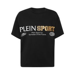 Plein Sport Jungen T-Shirt "Logo", schwarz, Gr. XXL, Obermaterial: 100% Baumwolle, Shirts
