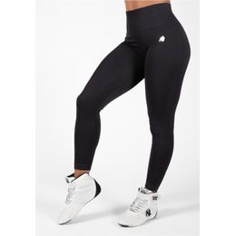 GORILLA WEAR Herren Sporthose, schwarz, Gr. S, 90% Nylon, 10% Elasthan, Hosen, mit nahtlosem Design