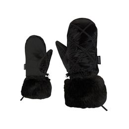 Ziener M&auml;dchen F&auml;ustlinge "LILIONE-Z MITTEN", schwarz, Gr. 5, Polyester, Handschuhe