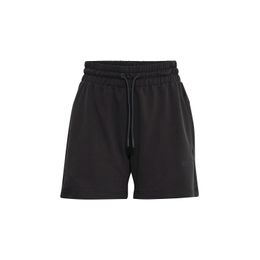 North Bend Damen Sweatshorts "Sweatshorts NBBea", schwarz, Gr. 36, Obermaterial: 66% Viskose CV. 30% Polyester PES. 4% Elasthan EL., Hosen