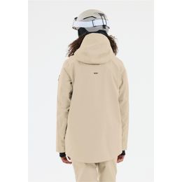 WHISTLER Damen Skijacke "Takoda", beige, Gr. 36, unifarben, 100% Polyester, Jacken, mit einer wasserabweisenden Beschichtung