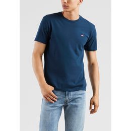 Levi's LEVI'S Herren T-Shirt "ORIGINAL HM TEE", blau, Gr. XXL, Jersey, Obermaterial: 100% Baumwolle, Shirts, mit Logo Print