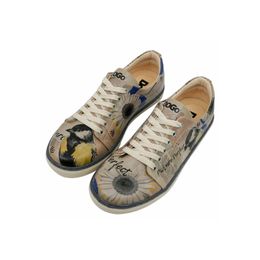 DOGO Damen Sneaker "Classic Schn&uuml;rsneaker Picture Perfect Damen Sneaker", Gr. 38, bunt, Lederimitat, Schuhe, Handgefertigt