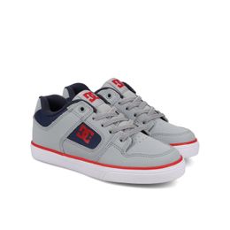 DC Shoes Kinder Sneaker "Pure Elastic", Gr. 6, weiß, 55.4% Leder, 44.6% Synthetikmaterial, Schuhe