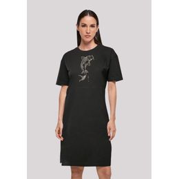 F4NT4STIC Damen Shirtkleid "Koi Karpfen Asia", schwarz, Gr. XXL, Obermaterial: 100% Baumwolle, Kleider, Print